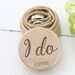 Personalised Wedding Ring Box, I Do, Custom Ring Bearer Box, Proposal ...