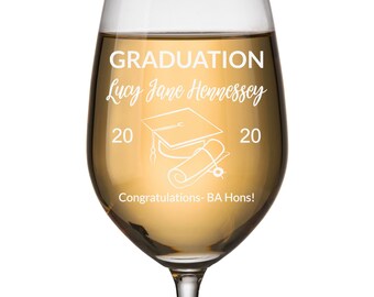 Personalised Graduation Gift Glass Plaque Engraved | Etsy