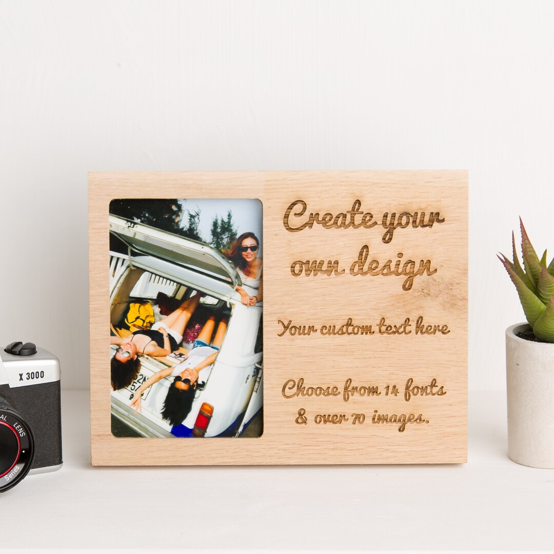 Personalised Custom Photo Frame 100 Images to Choose From - Etsy