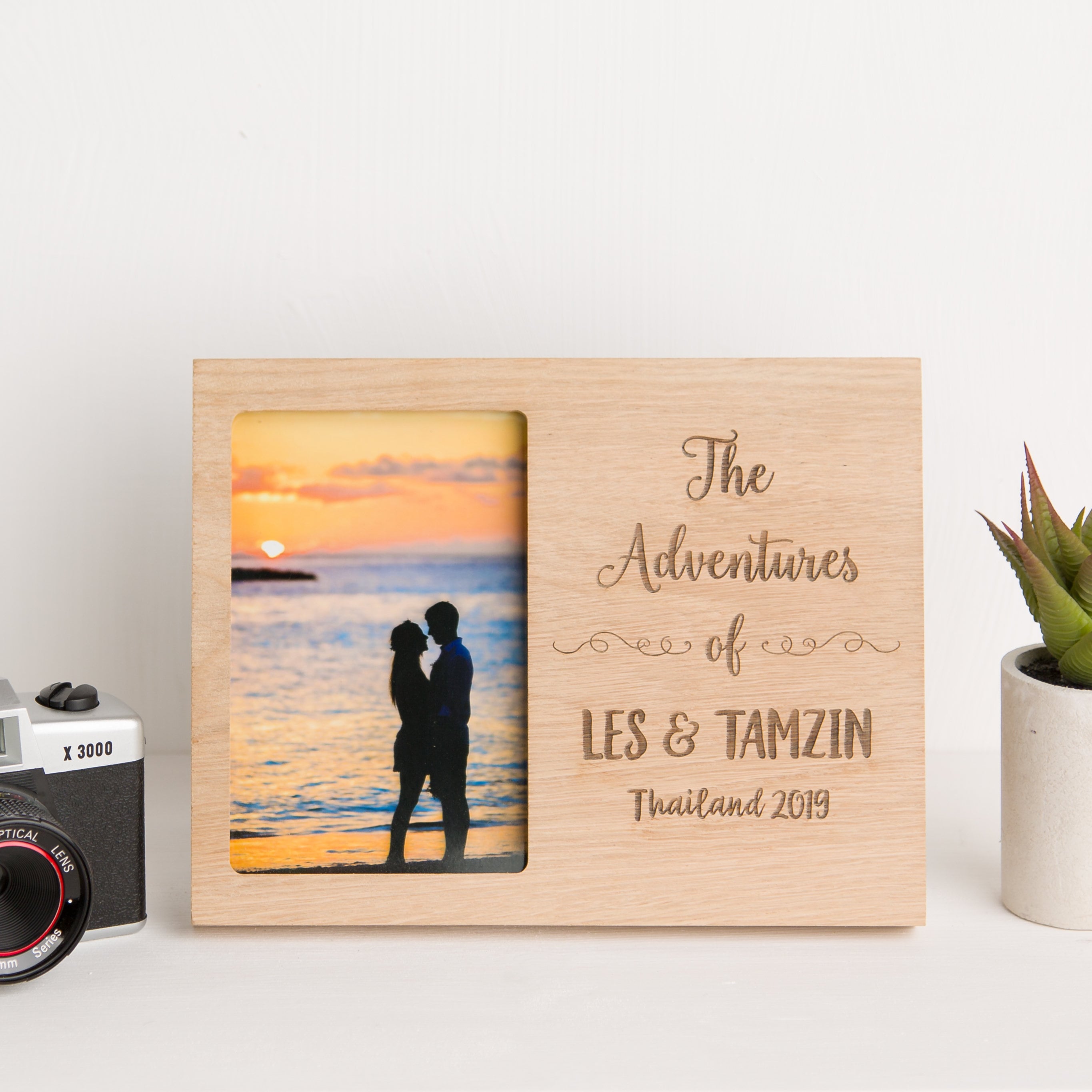 Personalised Holiday Memories Photo Frame Travel Adventures | Etsy