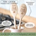 Family Member Personalised Wooden Spoon - Wedding, Fathers Day, Mothers ...