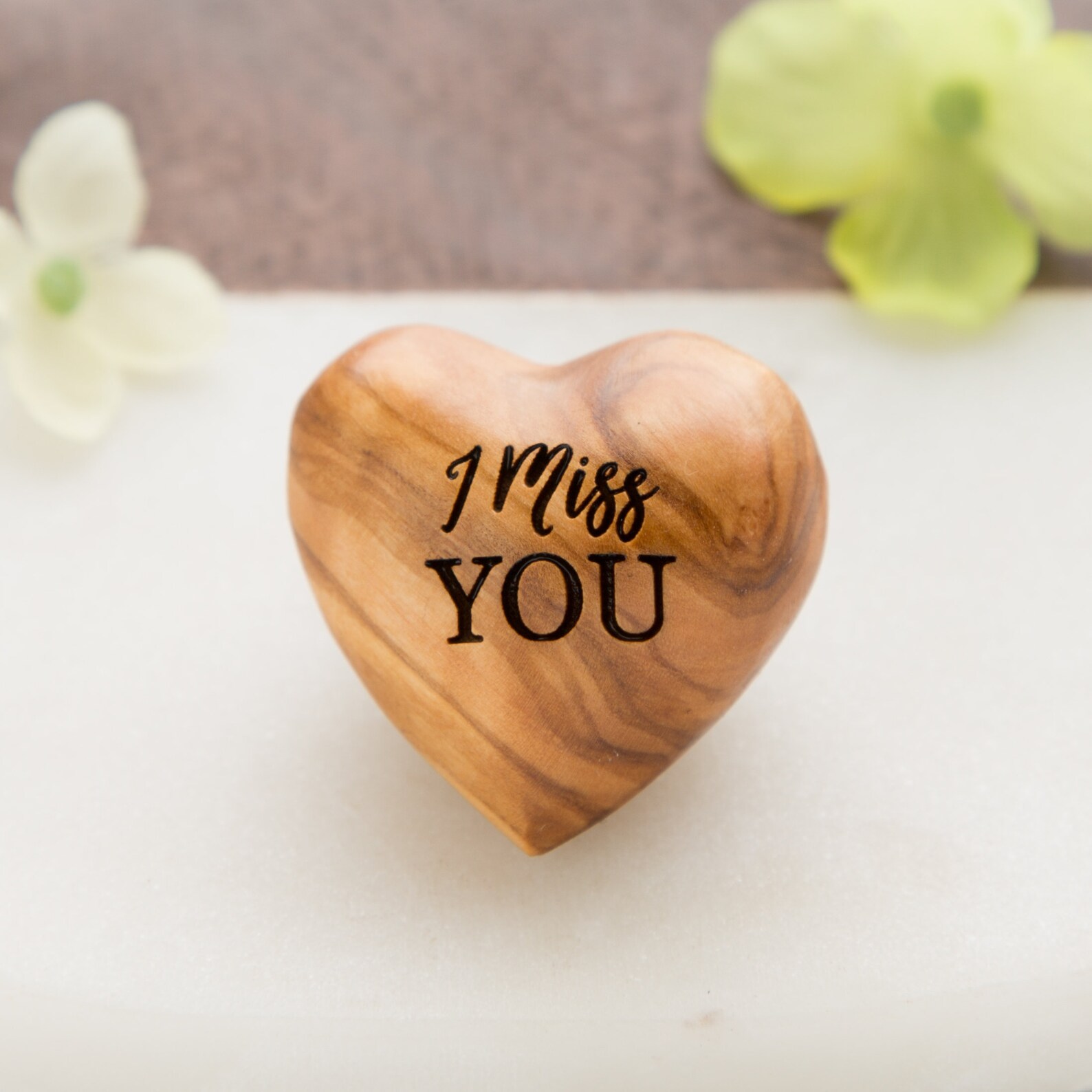 Missing You Hug Miss You Token A Little Hug Olive Wood - Etsy