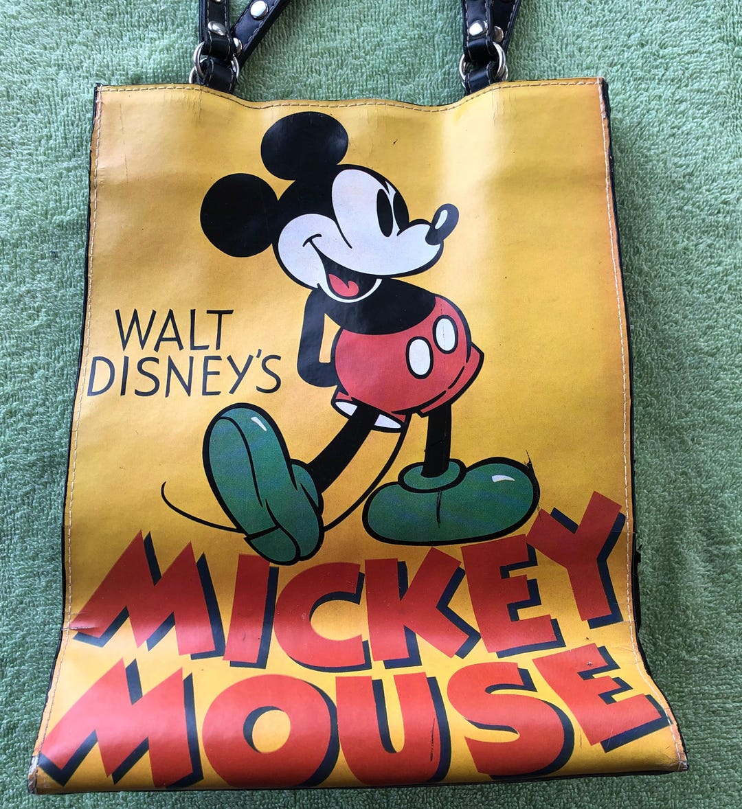 Mickey Mouse Vinyl Handbag - Etsy
