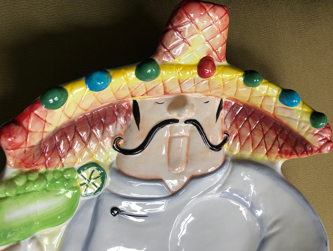 Mexican Chef Tall Chip and Dip Server - Etsy