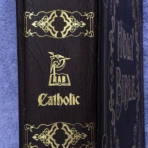 Holy Bible Catholic Family Record Edition - Etsy