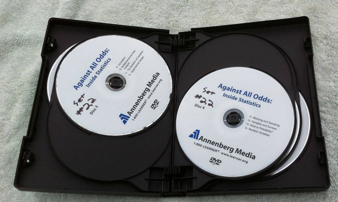 Against All Odds: Inside Statistics, Complete 7 Dvd Set - Etsy