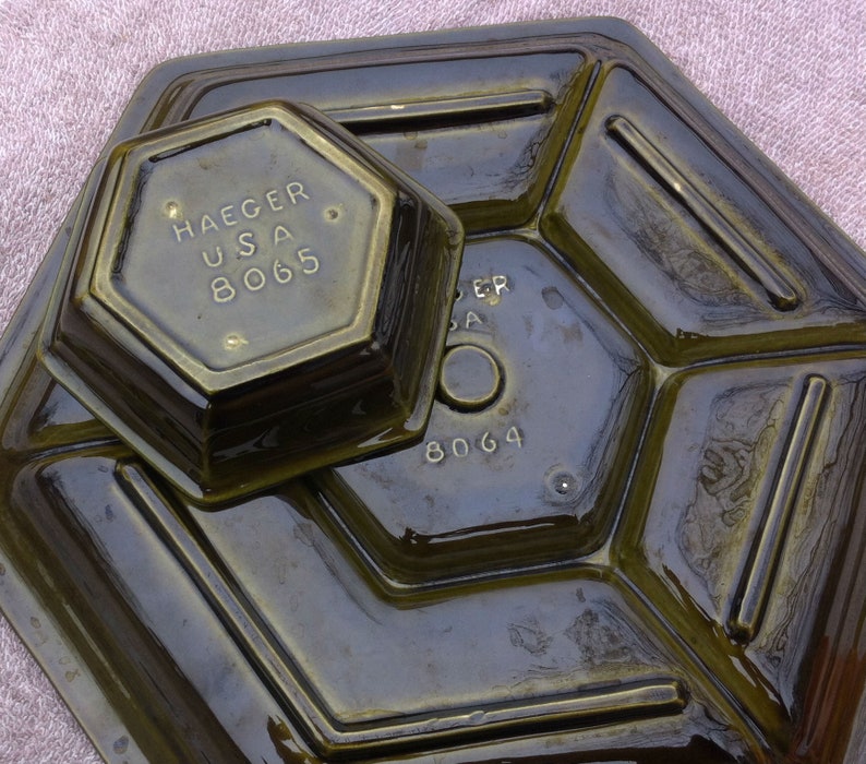 Haeger Large Condiment Plate With Removeable Center - Etsy