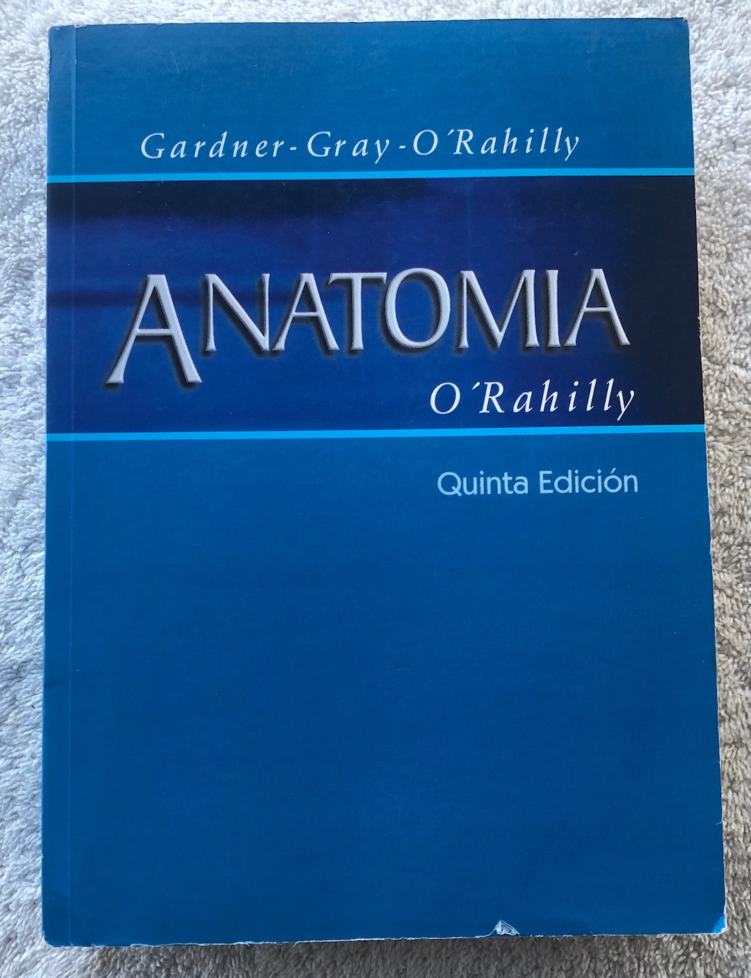 Anatomia De Gardner, O'rahilly Paperback Book, Spanish Language - Etsy