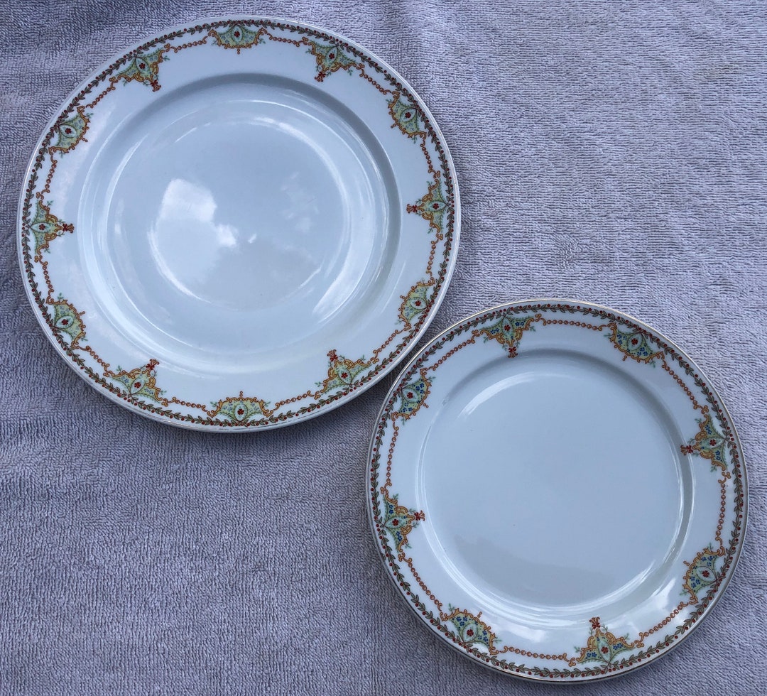 EPIAG the Cromwell Dinner and Salad Plates (12 Each), Czech Made - Etsy