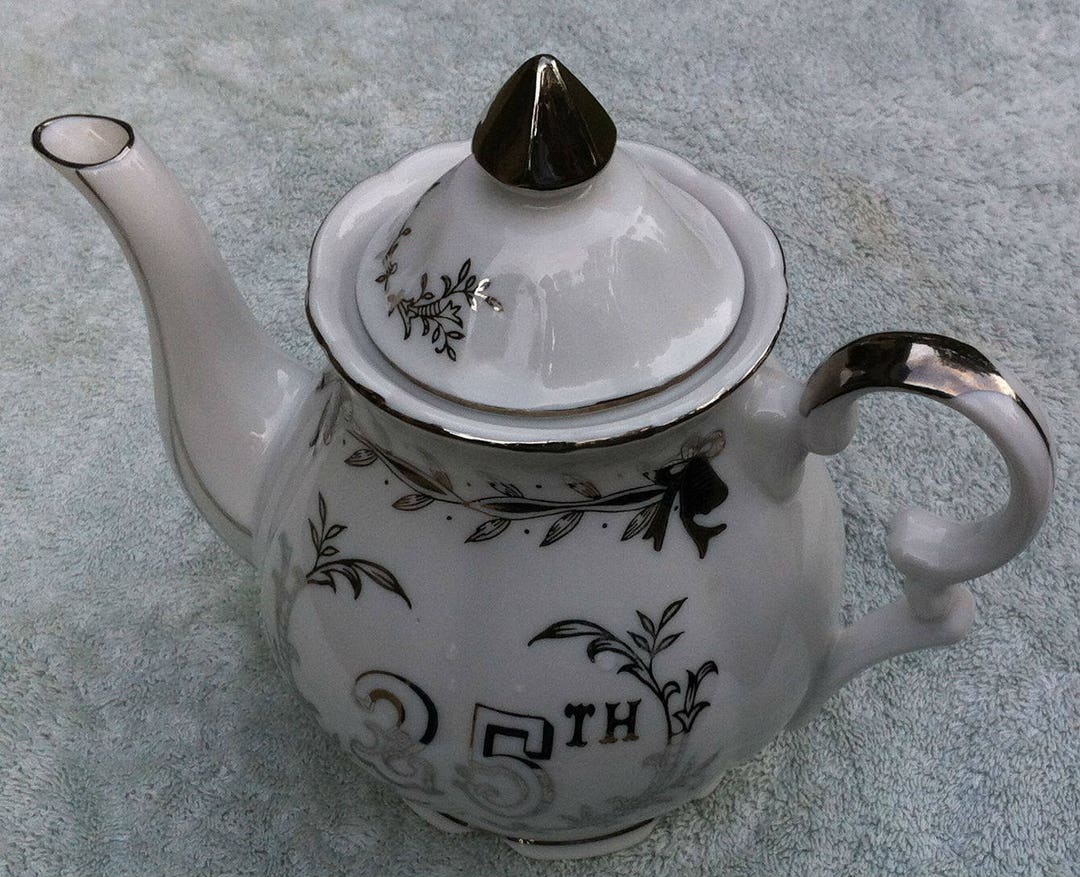 Lefton Teapot 25th - Etsy