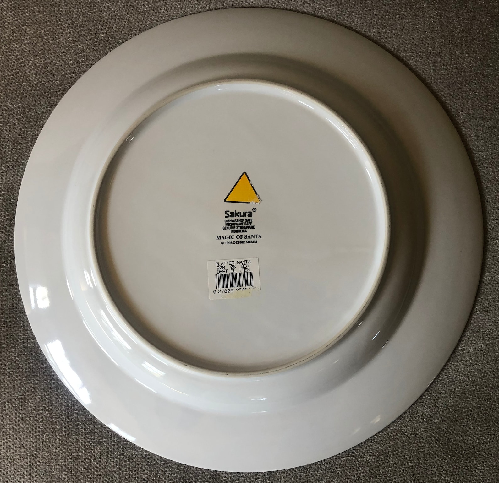 Sakura Debbie Mumm Large Holiday Platter, Santa - Etsy