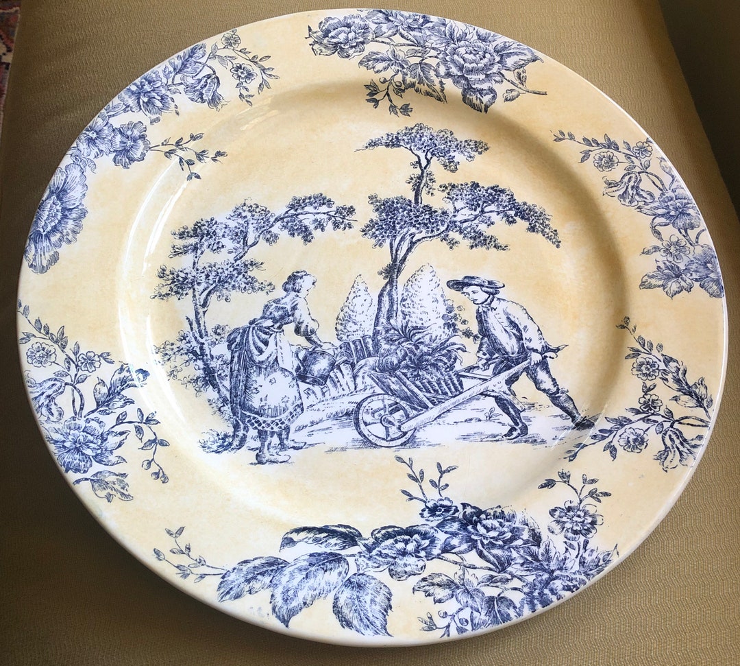 Maxcera French Provincial Round Platter - Etsy