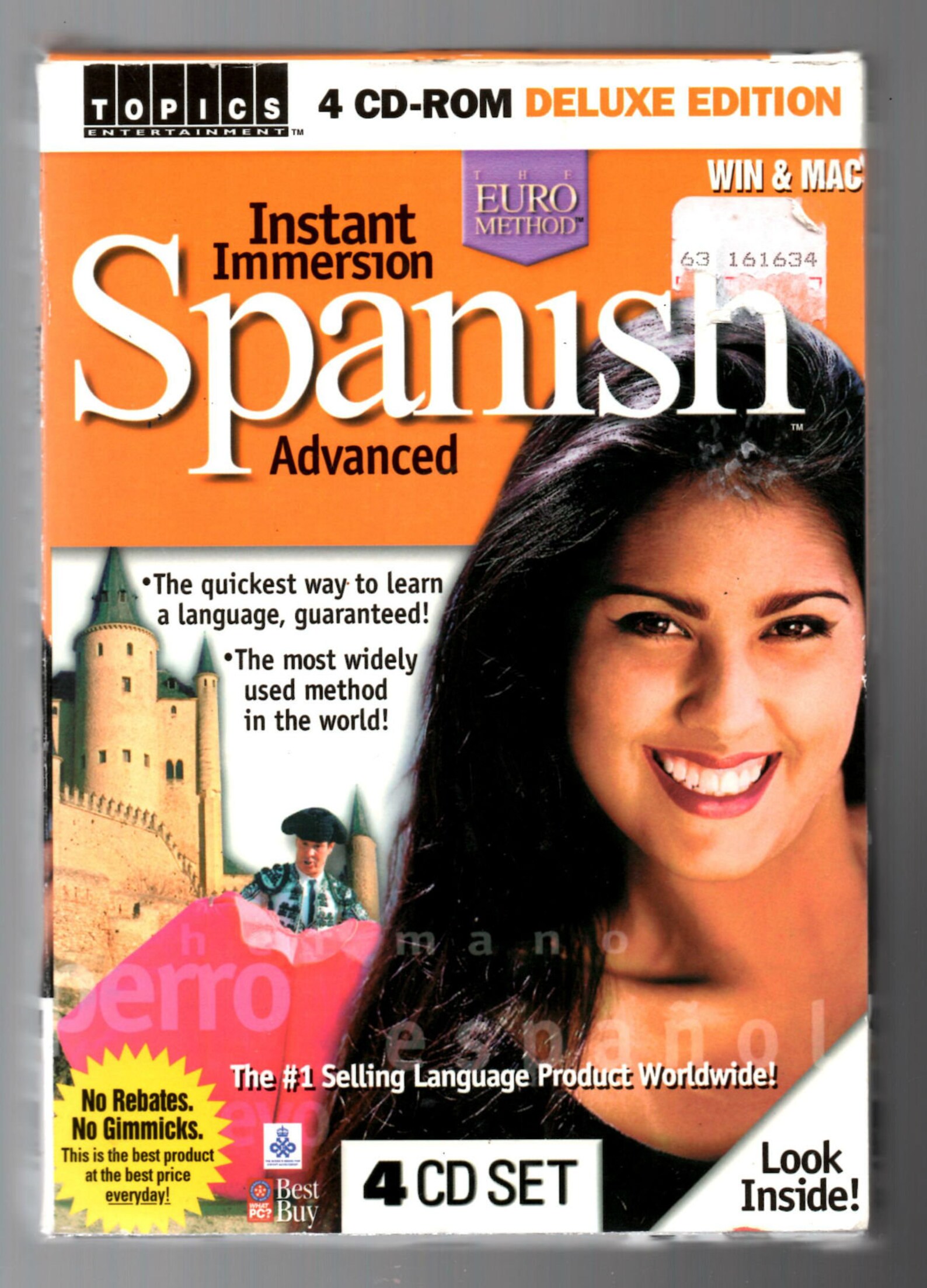 Spanish Instant Immersion Advanced 4 CD Set, Euro Method, WIN and MAC ...