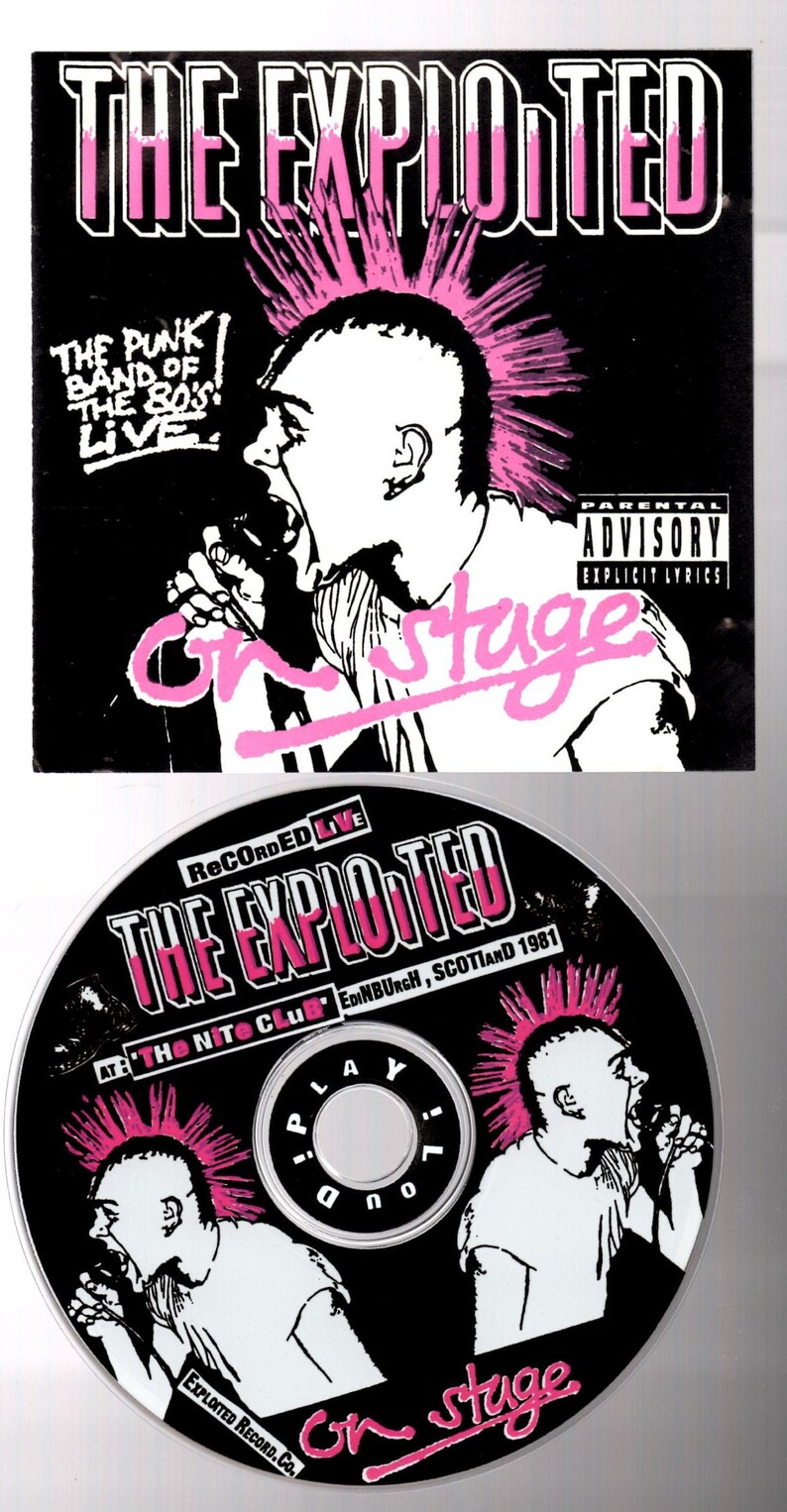 The Exploited on Stage CD - Etsy
