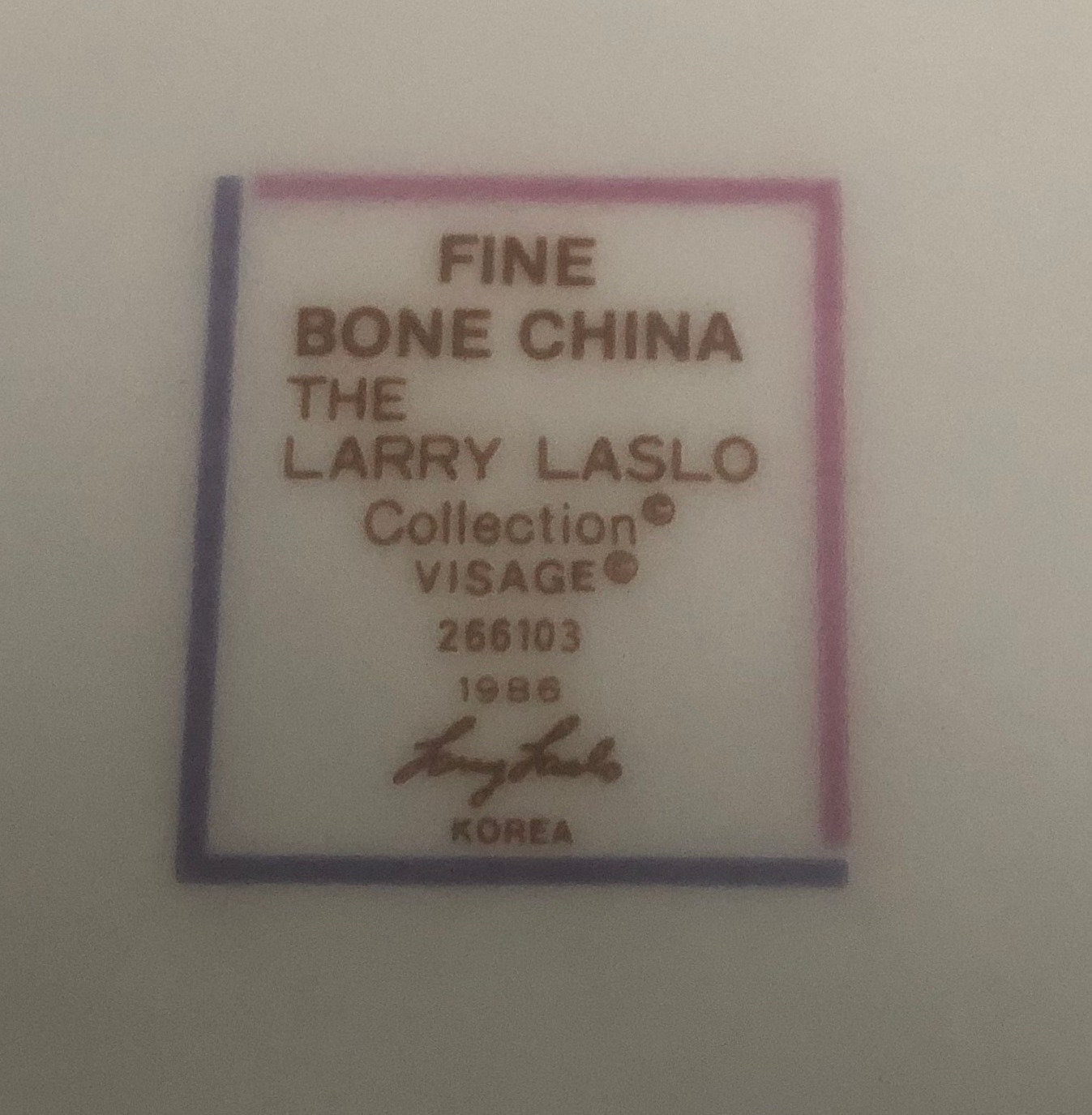 Larry Laslo Collection Visage Bnb Plates 4 - Etsy