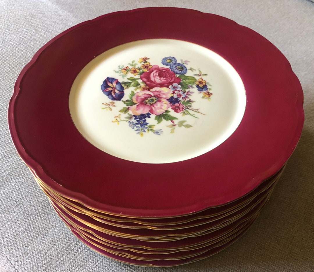 Baronet by F & B Bohemia Dinner Plate Set 12 - Etsy