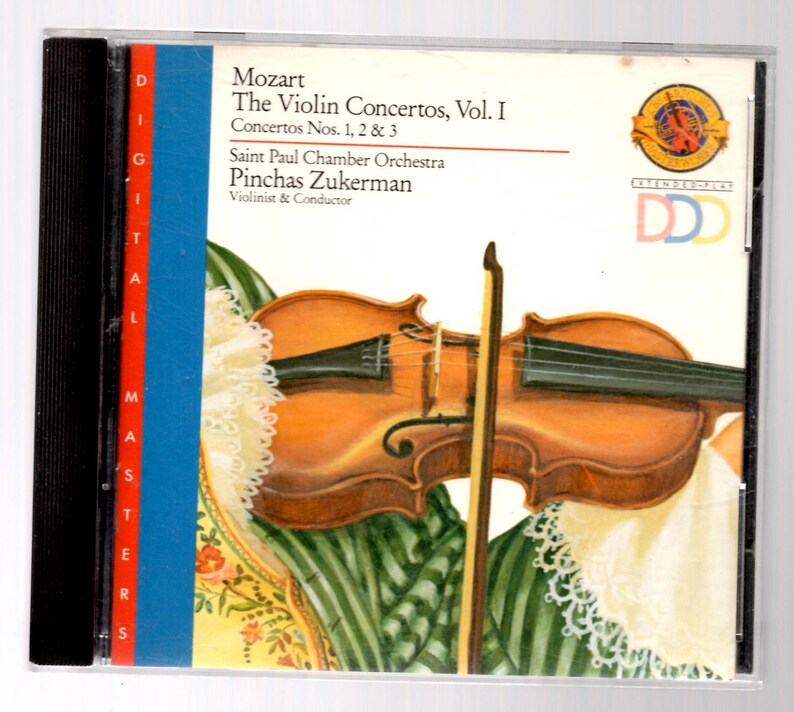 Mozart: Violin Concertos 1,2,3- Zukerman CD - Etsy
