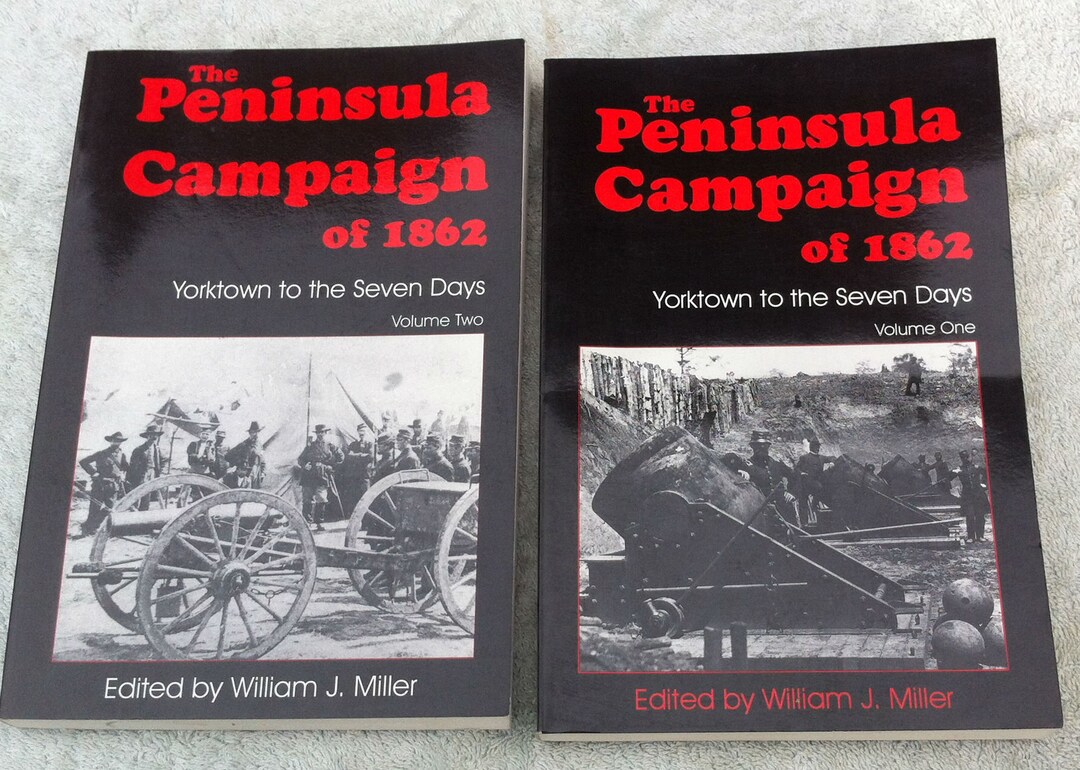 The Peninsula Campaign of 1862, 2 Paperbacks, Vol. 1 & 2 - Etsy