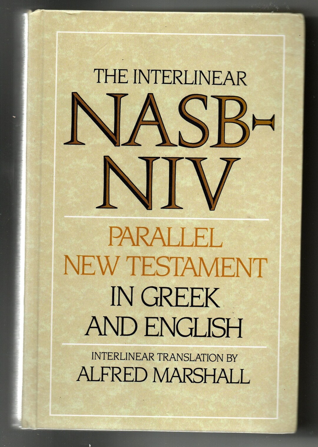 The Interlinear NASB-NIV Parallel New Testament in Greek and English ...
