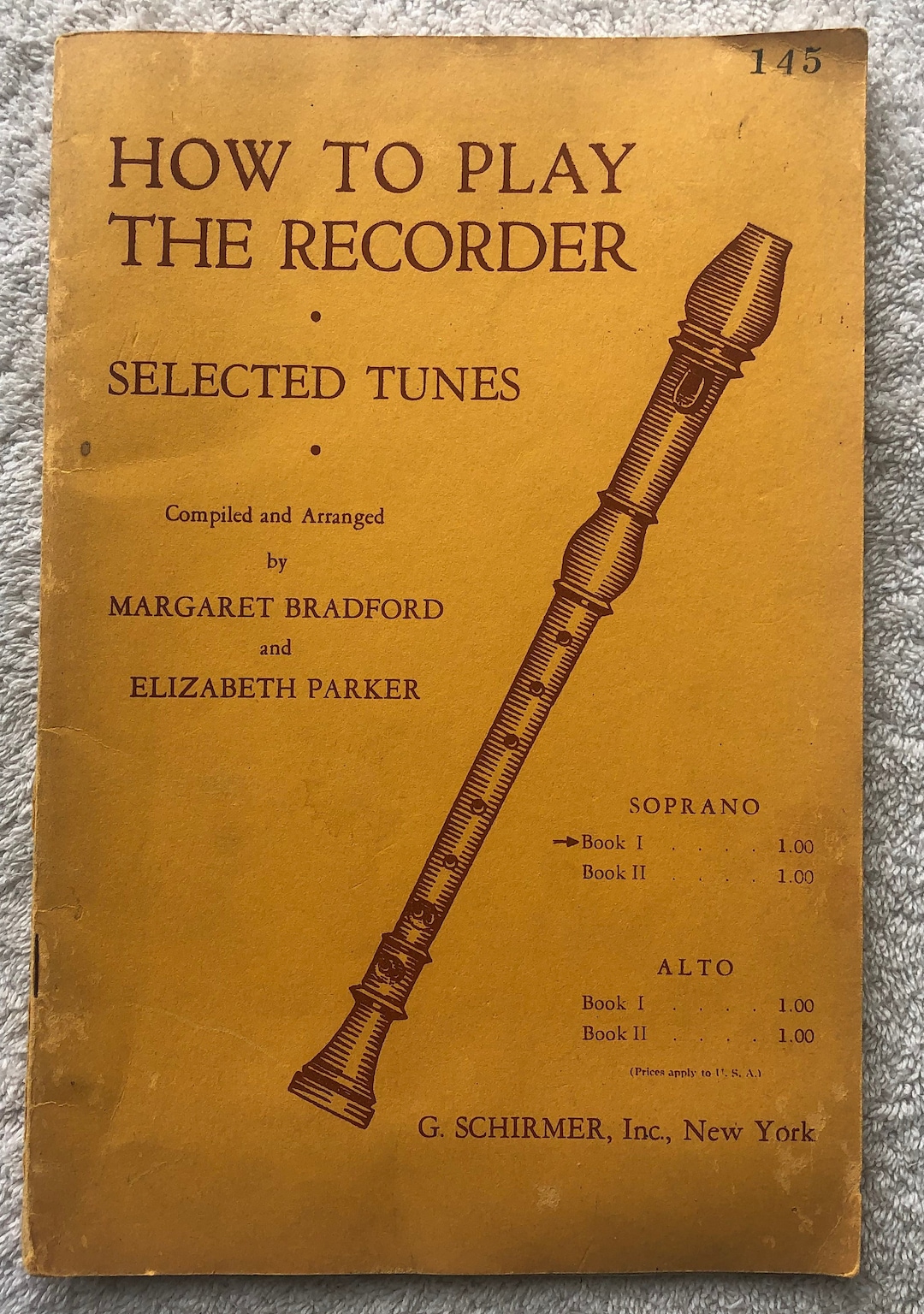 How to Play the Recorder Book With Selected Tunes - Etsy
