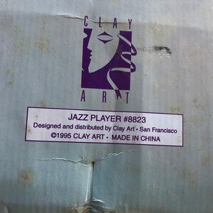 Clay Art Sax Player Cookie Jar (art Piece) - Etsy