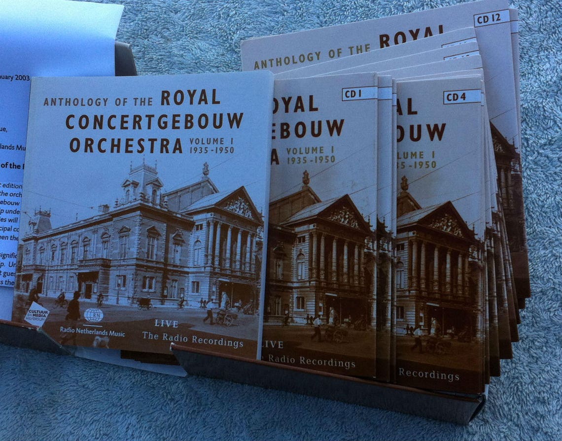 Anthology of the Royal Concertgebouw Orchestra 1935-1950 CD - Etsy