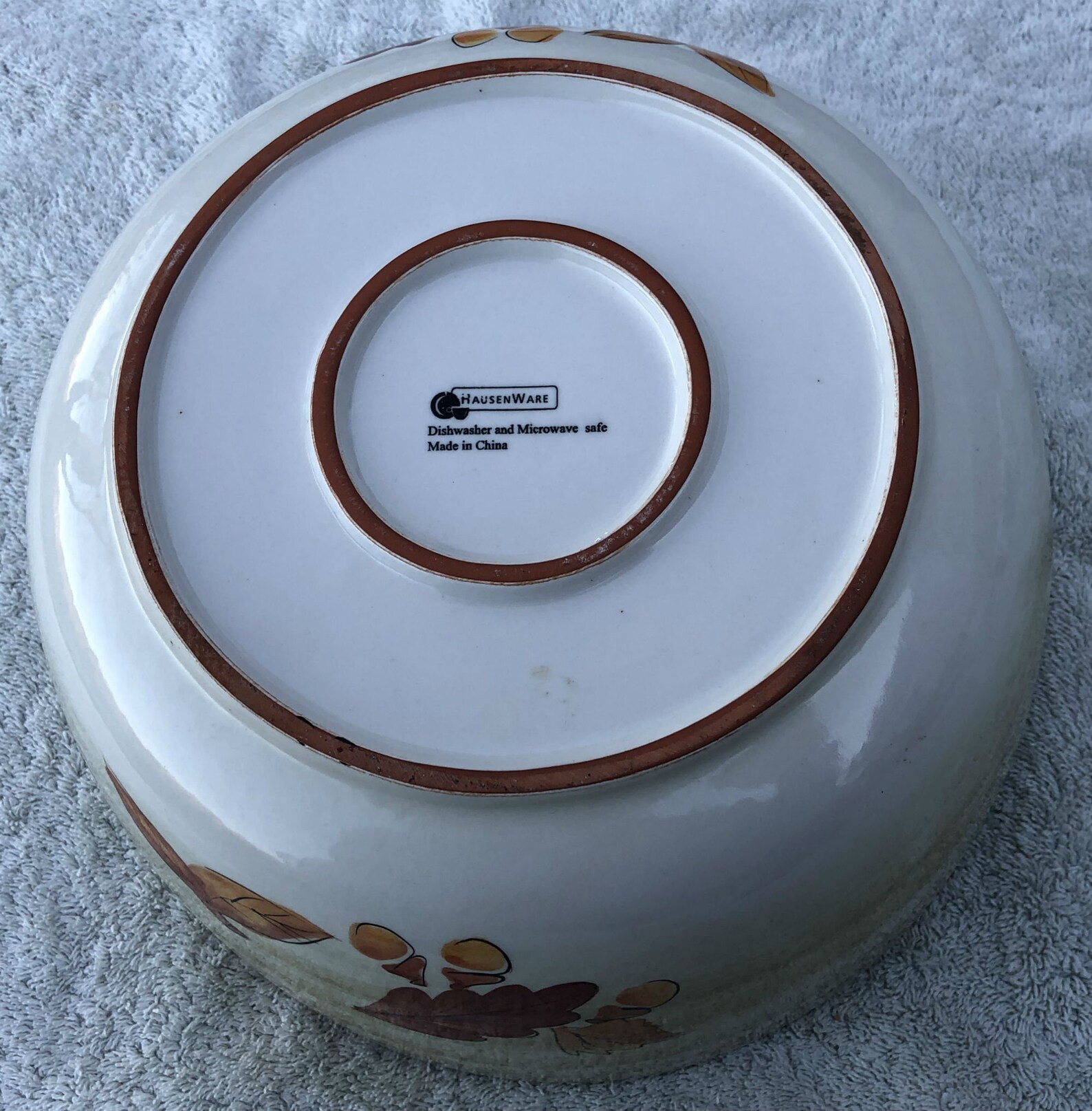 Hausenware Salad Bowl With Pumpkin - Etsy