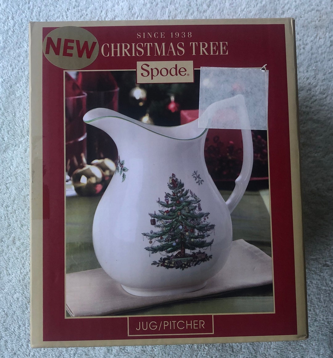 Spode Christmas Tree Pitcher, New - Etsy