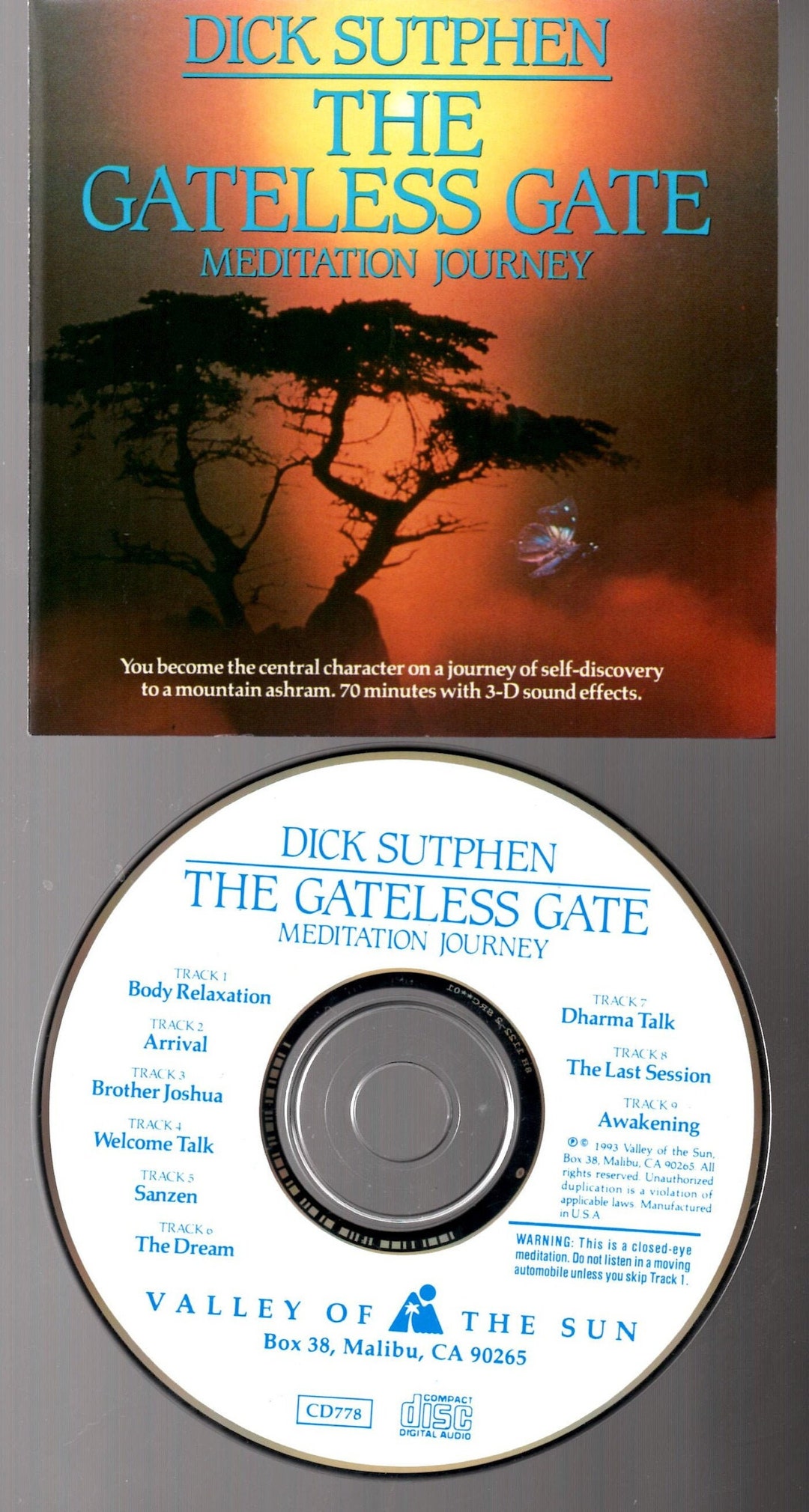 The Gateless Gate, Dick Sutphen Meditation CD - Etsy
