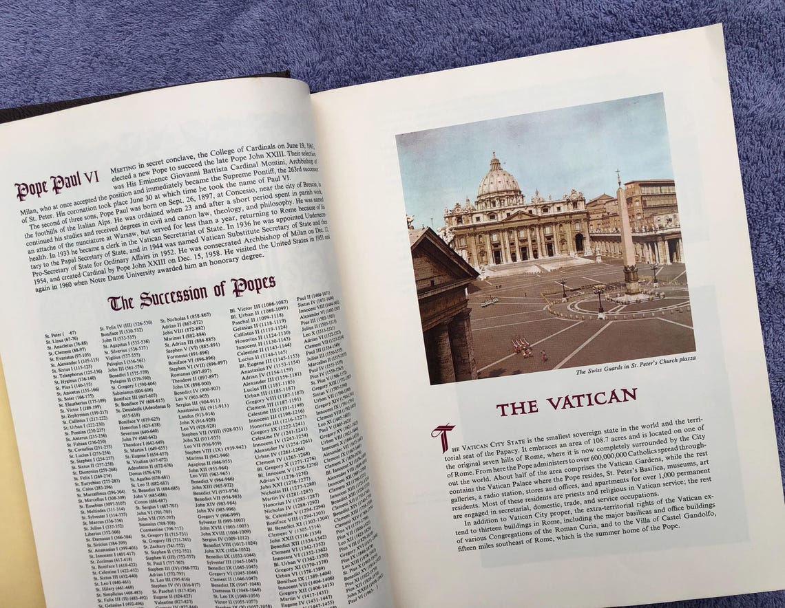Holy Bible Catholic Family Record Edition - Etsy