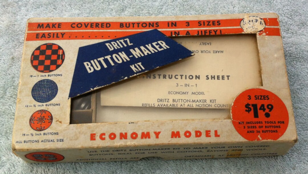 Dritz, Prym Button Making and Covering Kits - Etsy