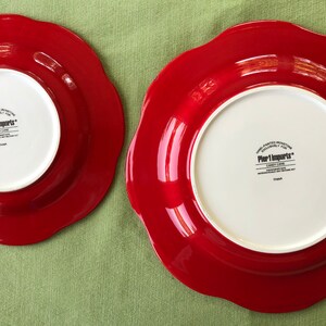 Candy Cane Party Ceramic Servers (2) - Etsy