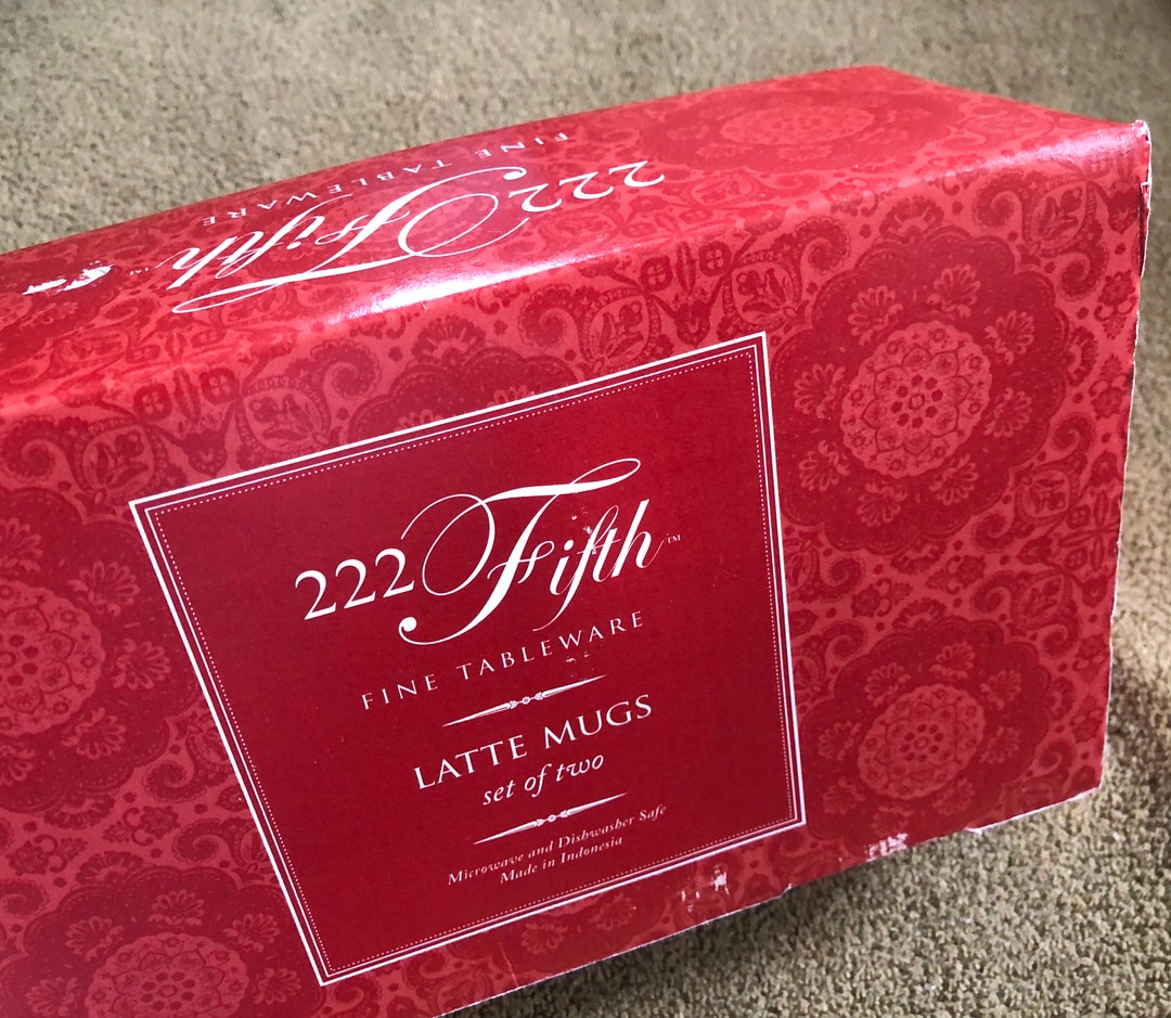 222 Fifth Tall Mugs, New - Etsy