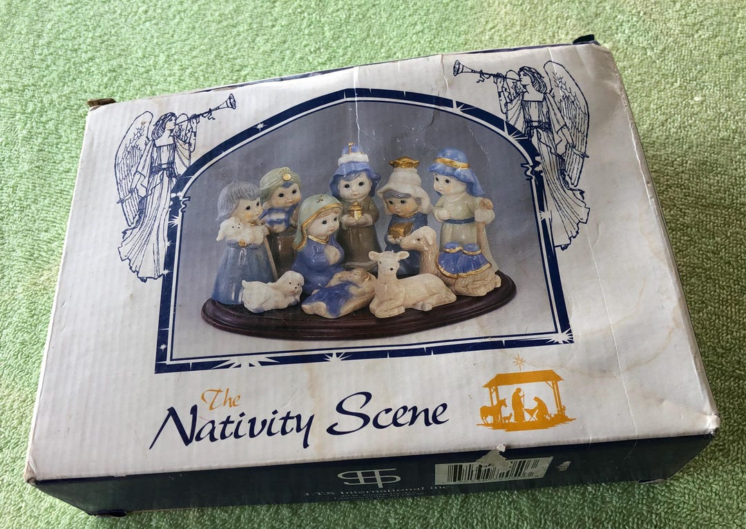 Nativity Scene Ceramics Figurines for Kids - Etsy