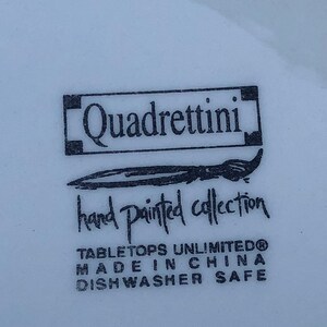 Quadrettini 3 Place Settings for 5 (15 Pieces Total) - Etsy