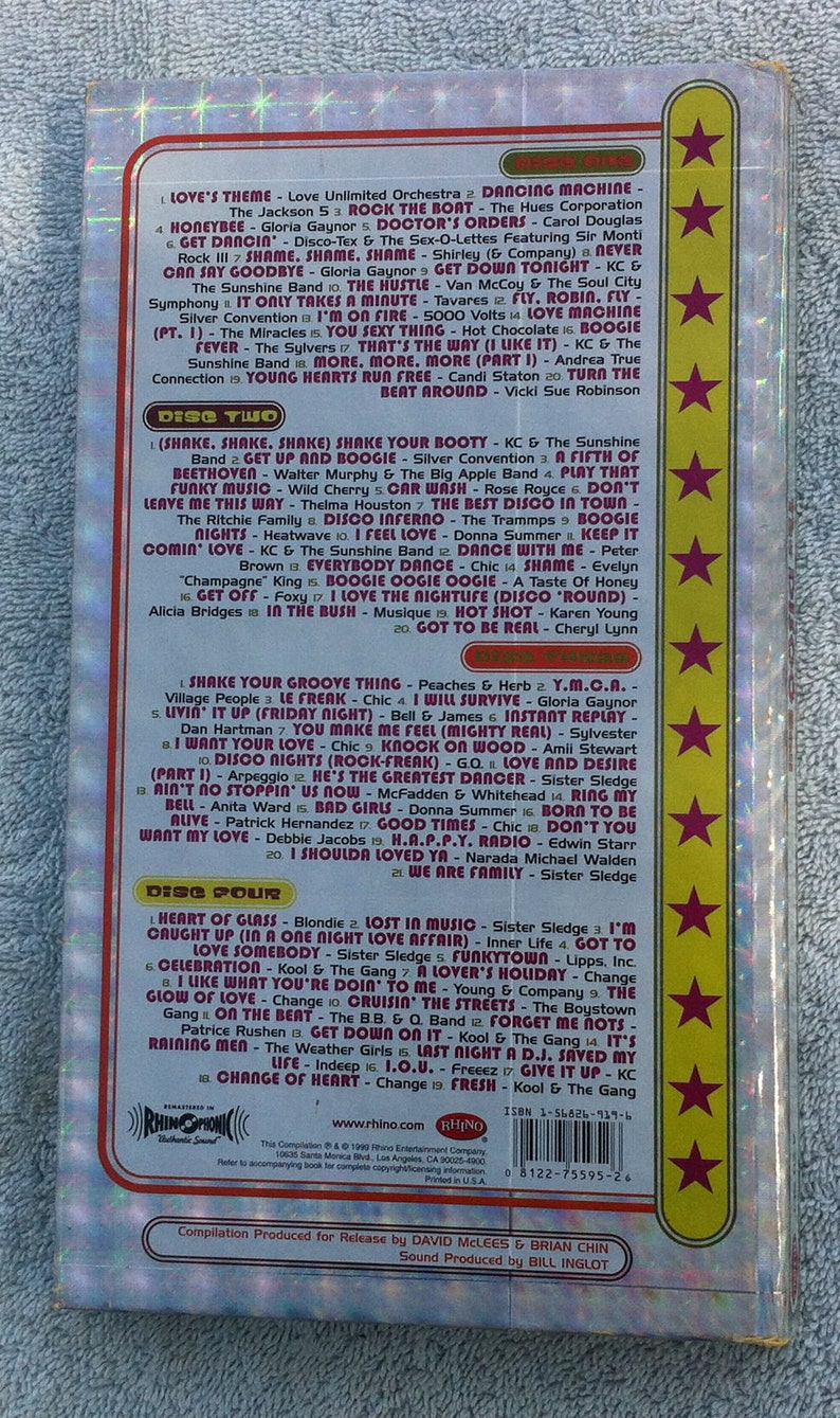 The Disco Box, 4 CD Set - Etsy