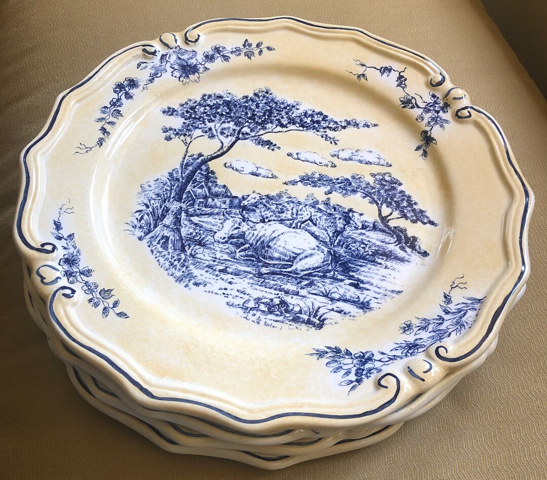 Maxcera French Provincial Dinner Plates (4) - Etsy