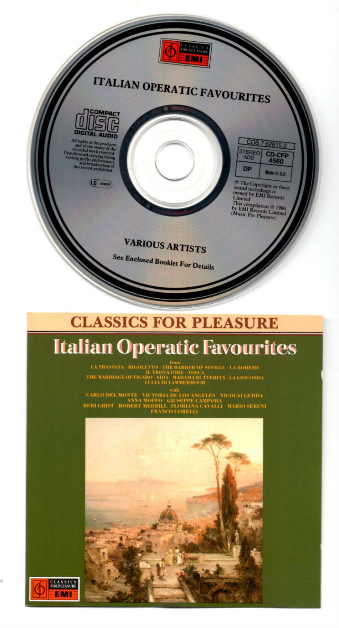 Italian Operatic Favourites CD - Etsy.de