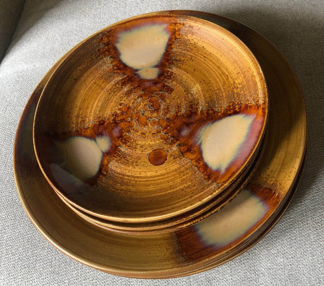 Sango Splash 4951 Dinner and Salad Plates 4 of Each, 8 Total - Etsy