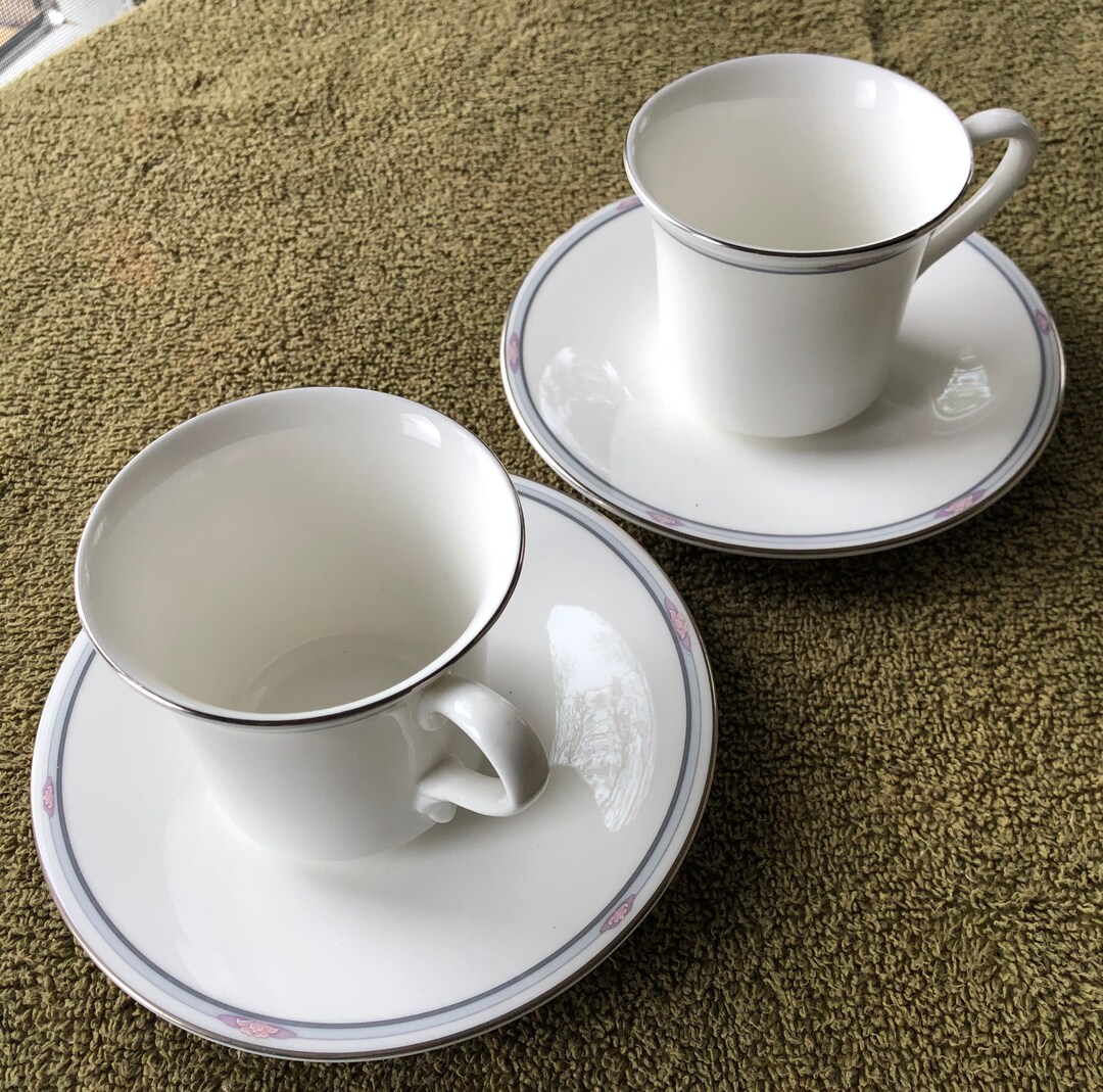 Royal Doulton Simplicity Footed Cup and Saucer (2 Each, 4 Total ...