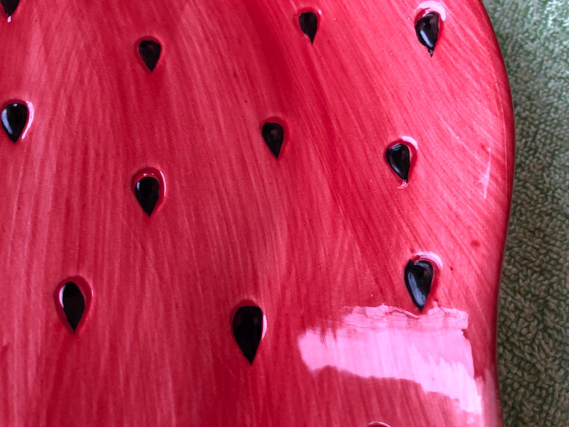 Strawberry Shaped Ceramic Server - Etsy