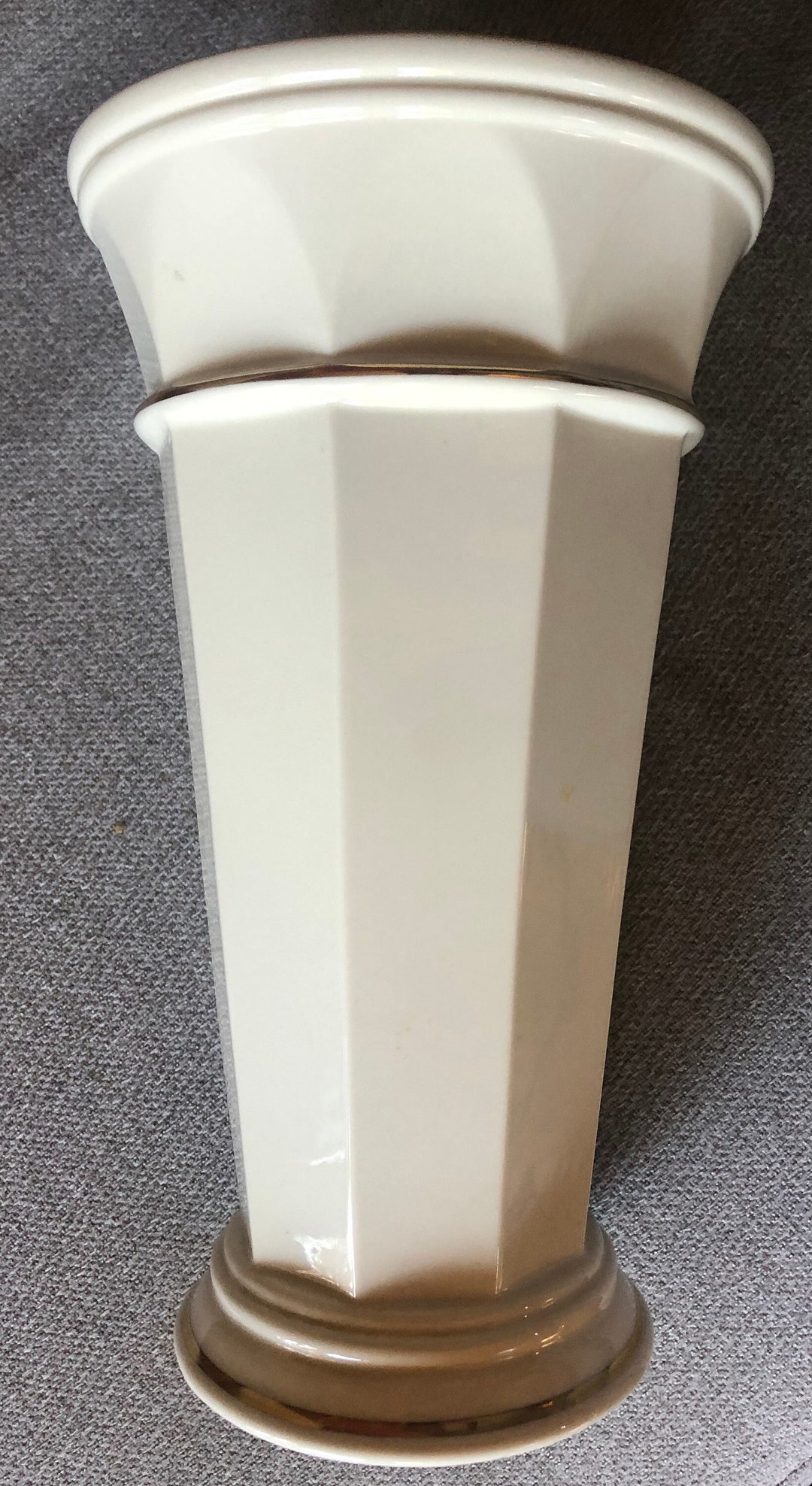 Lenox Angled Sided Vase - Etsy