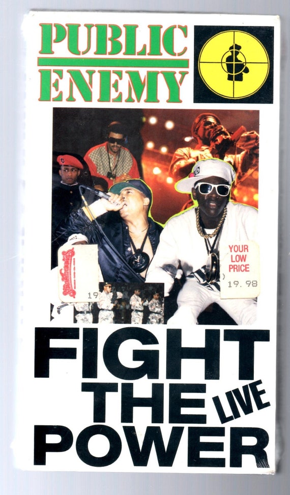 Fight the Live Power Vhs Tape Public Enemy New | Etsy