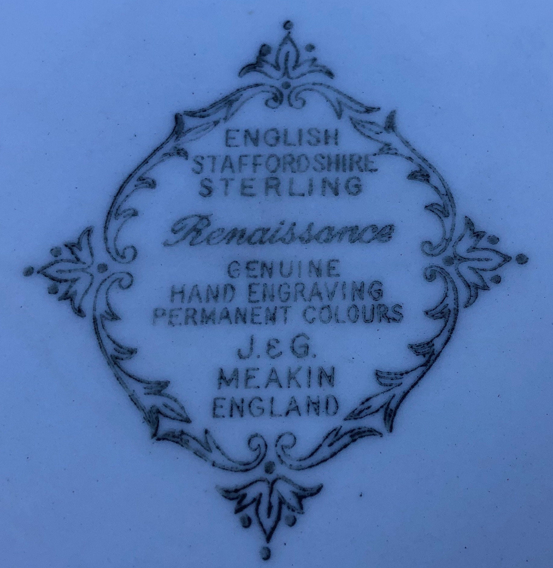 J & G Meakin English Staffordshire Sterling Renaissance Plate, New - Etsy
