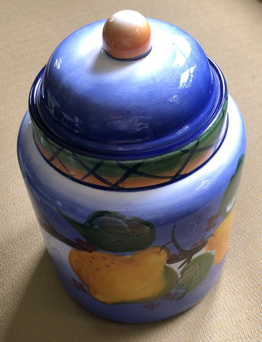 Le Petit Cafe Cookie Jar With Lid - Etsy