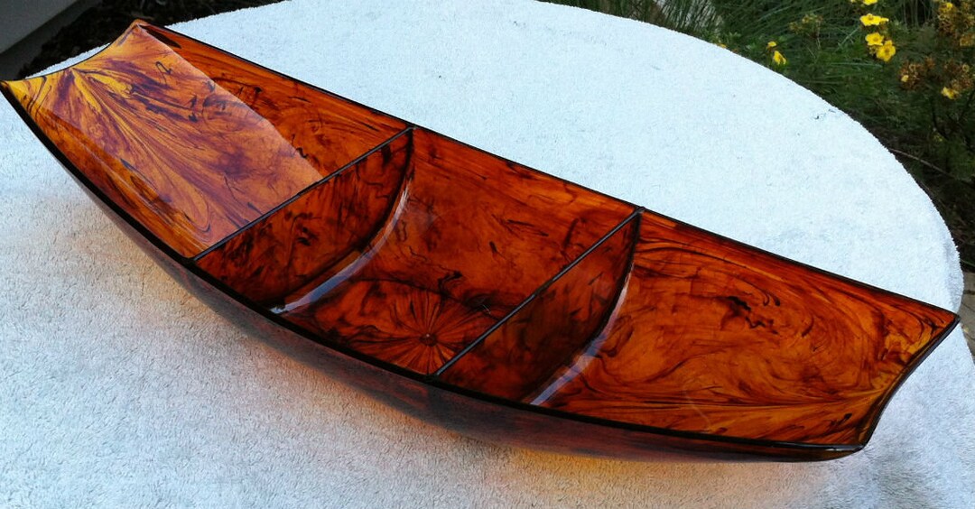 Crudite/snack Boat Shaped Tray - Etsy