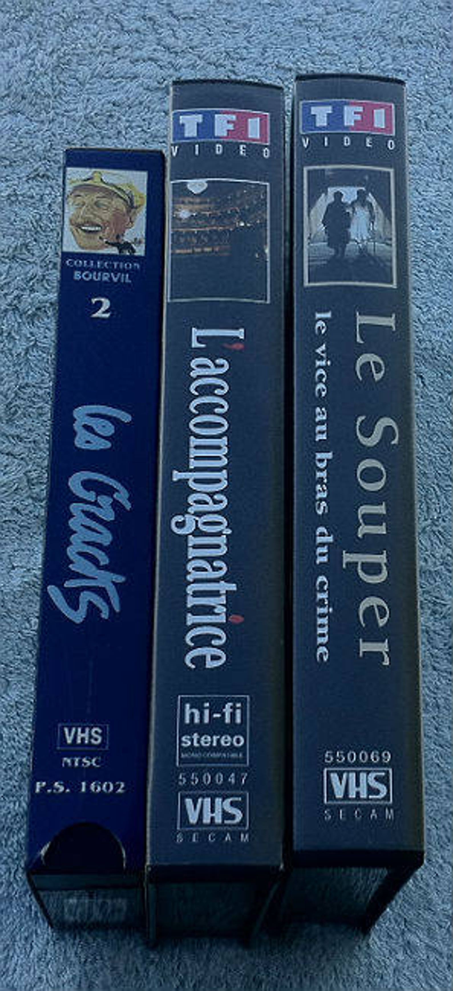 8 French Format VHS Classic Movie Tapes - Etsy