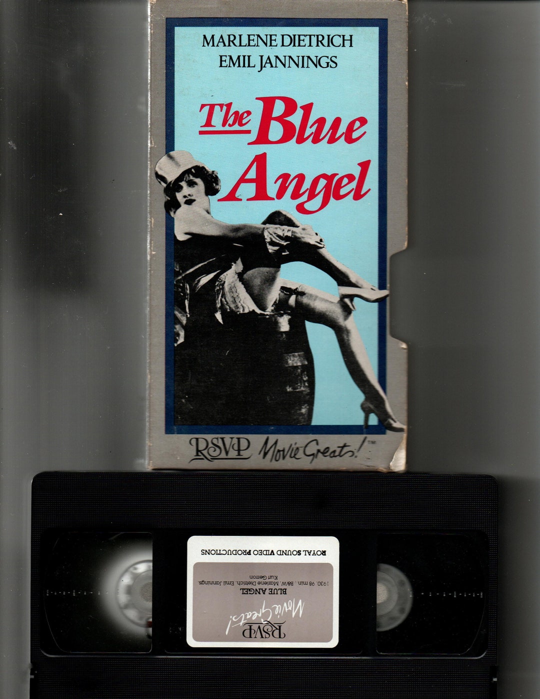 The Blue Angel Vhs Movie, Original Production - Etsy