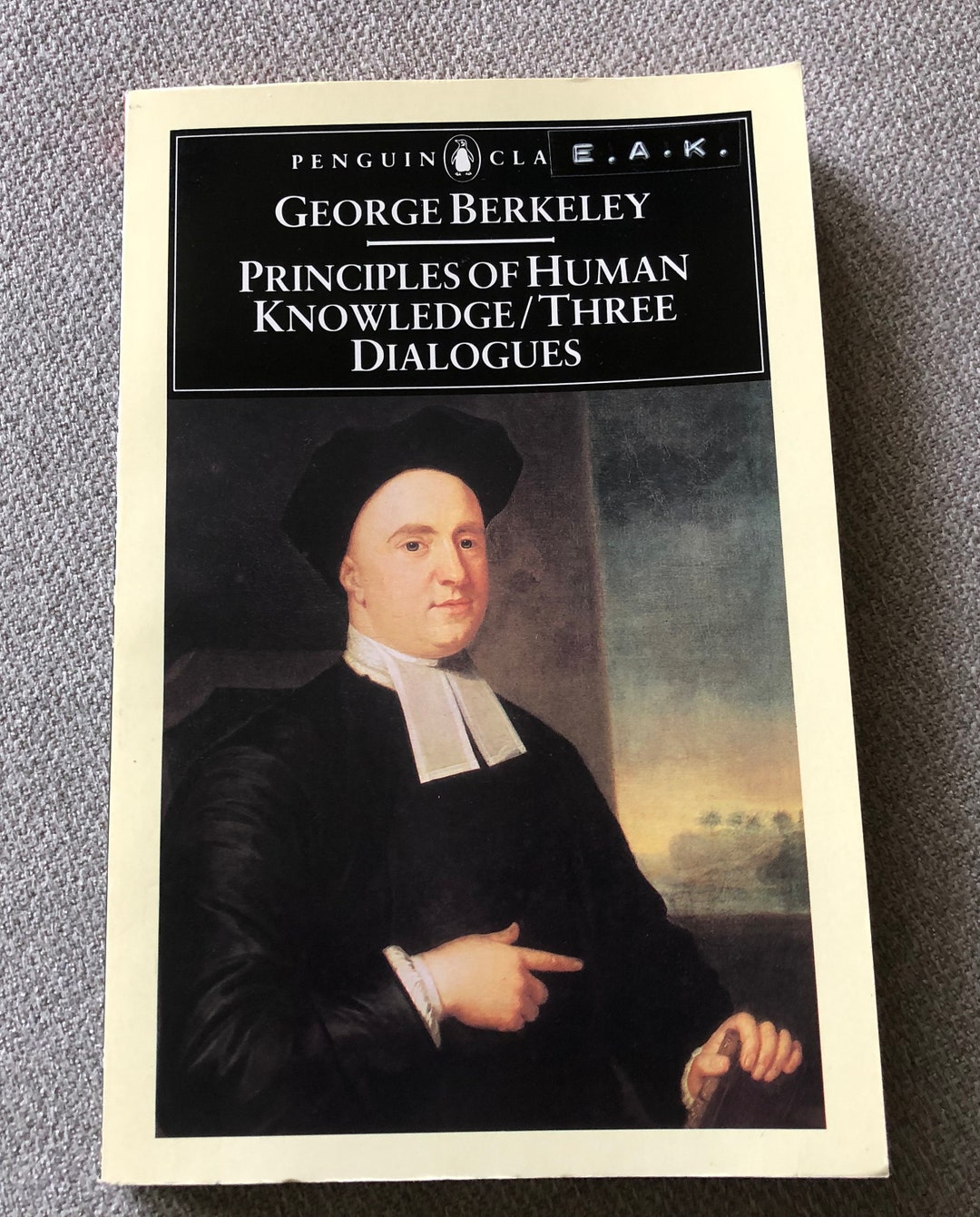 Principles of Human Knowledge, Berkeley Book - Etsy