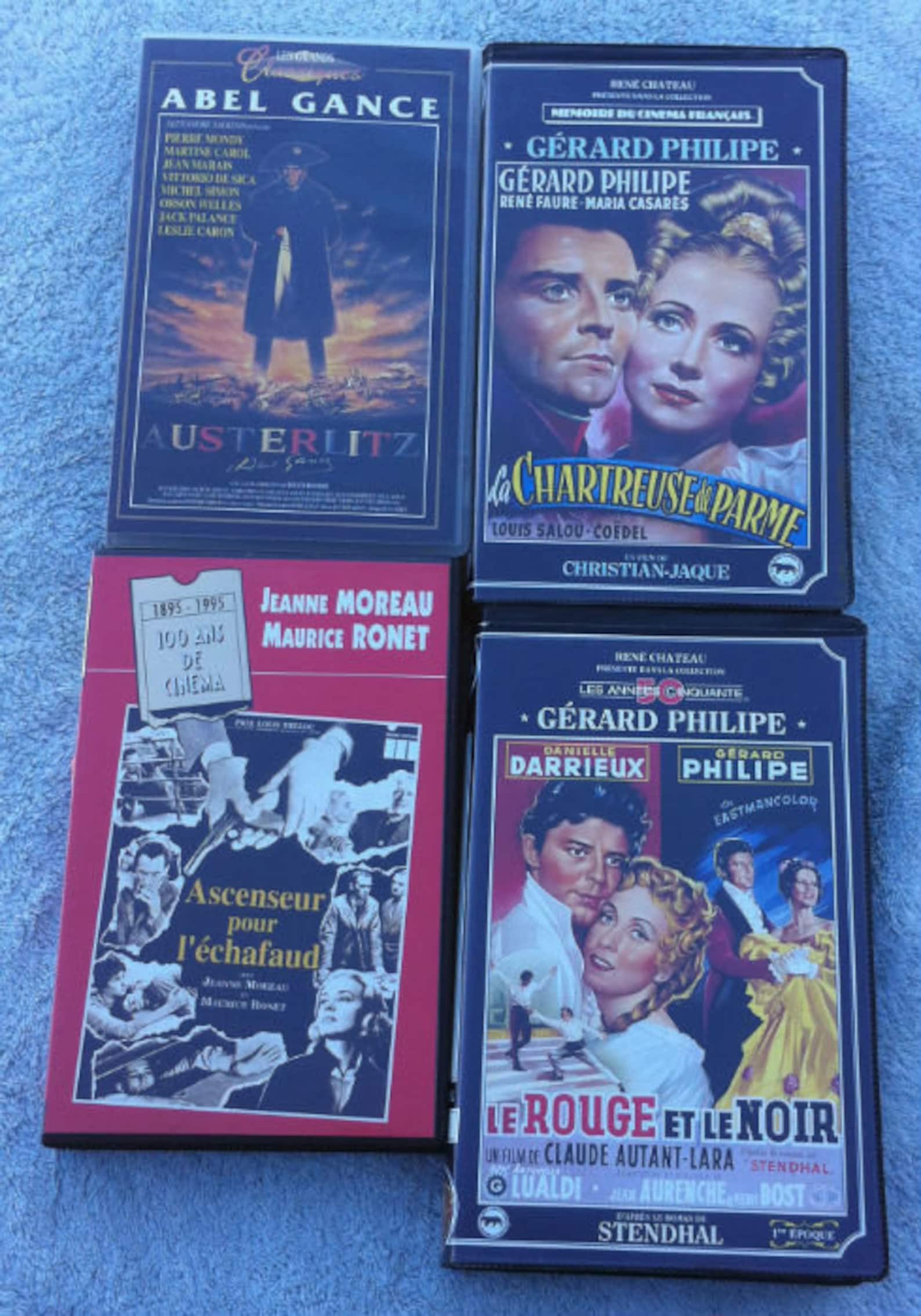 8 French Format VHS Classic Movie Tapes - Etsy